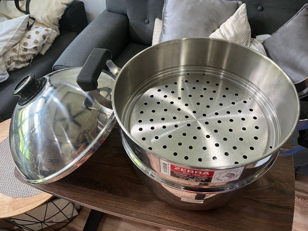 Zebra 32cm 3pc Steamer, Furniture & Home Living, Kitchenware ...