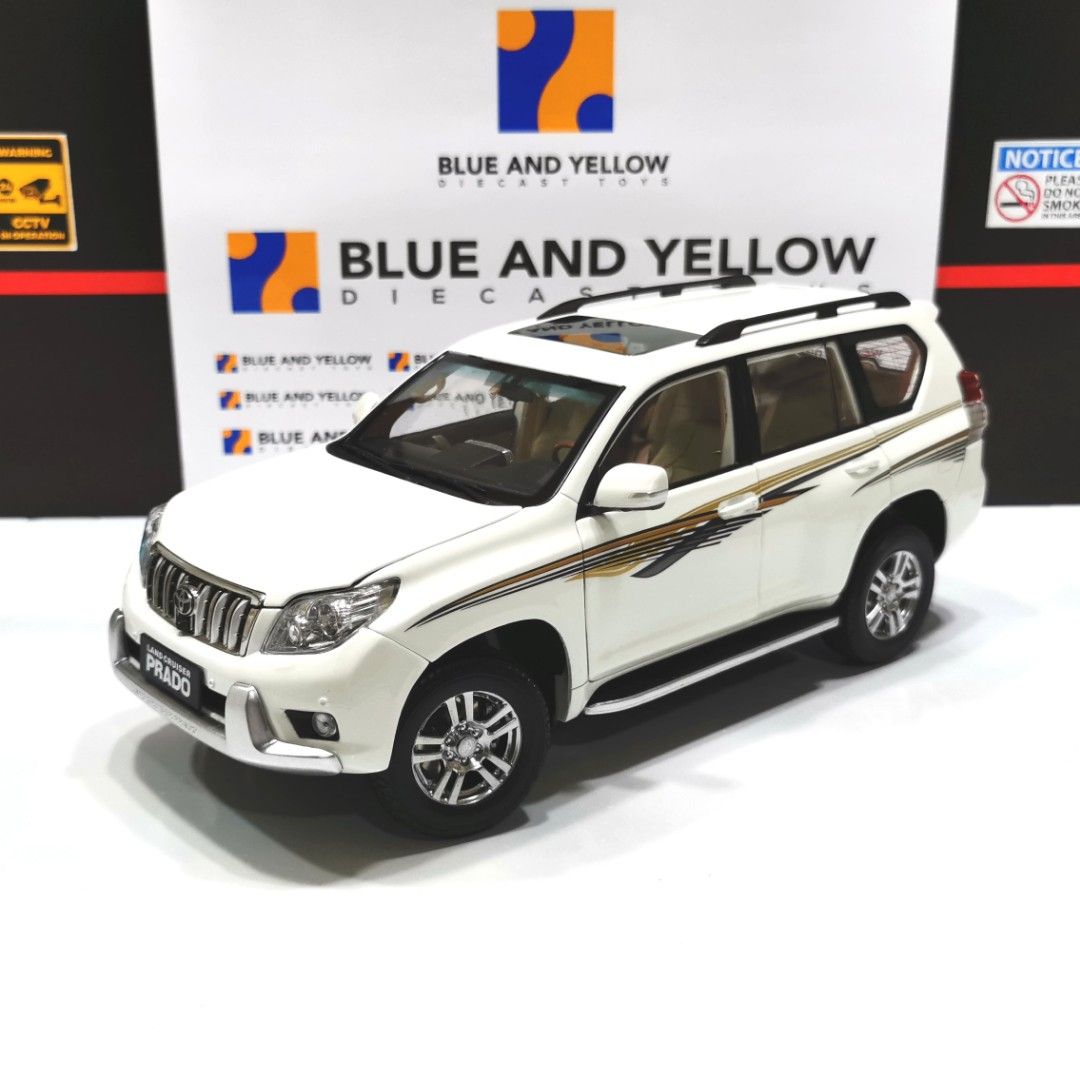 1/18 Toyota Land Cruiser Prado LC150 Diecast Scale Model Car, Hobbies ...