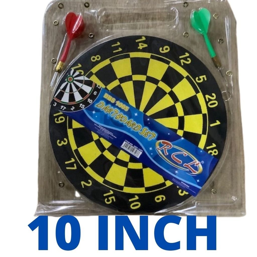 18 INCH DARTS GAME DARTBOARD WITH DART INCLUDED DART BOARD SET, Hobbies ...
