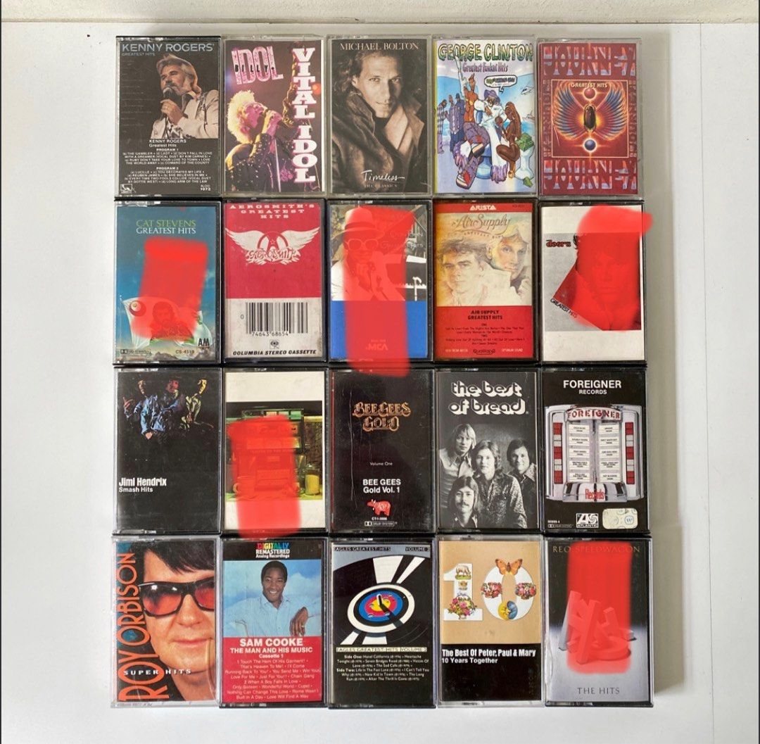 1970s & 80s US Original Audio Cassette Tapes - Classic Compilations, Hobbies & Toys, Music ...