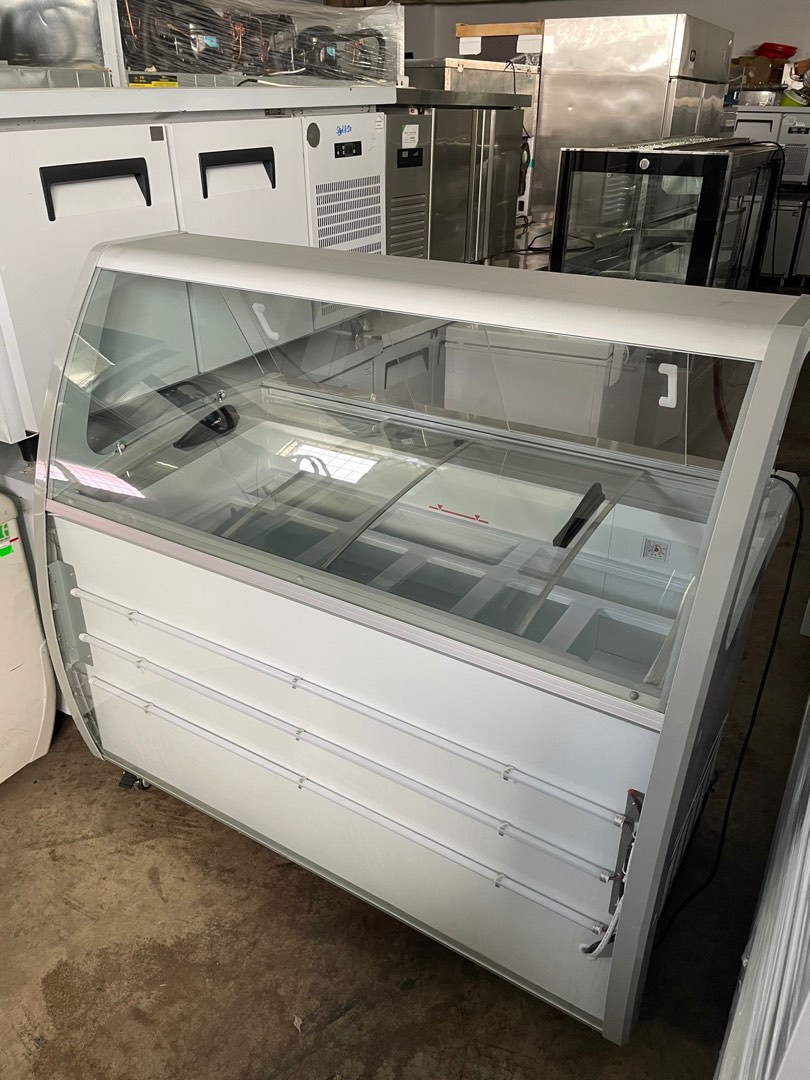 2 months old ice cream display freezer. Free deliver and warranty, TV ...