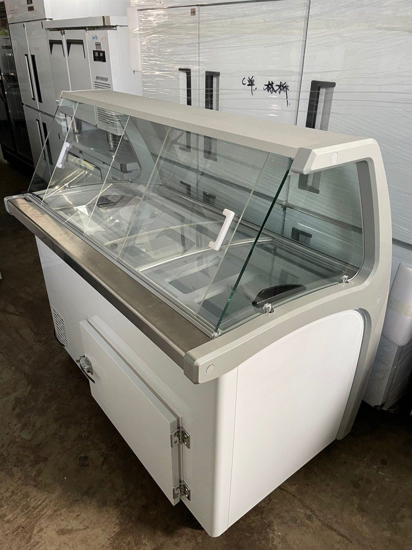 2 months old ice cream display freezer. Free deliver and warranty, TV ...