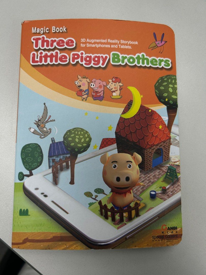 3D Storybook: Three Little Piggy Brothers, 興趣及遊戲, 書本 & 文具, 兒童書籍 - Carousell