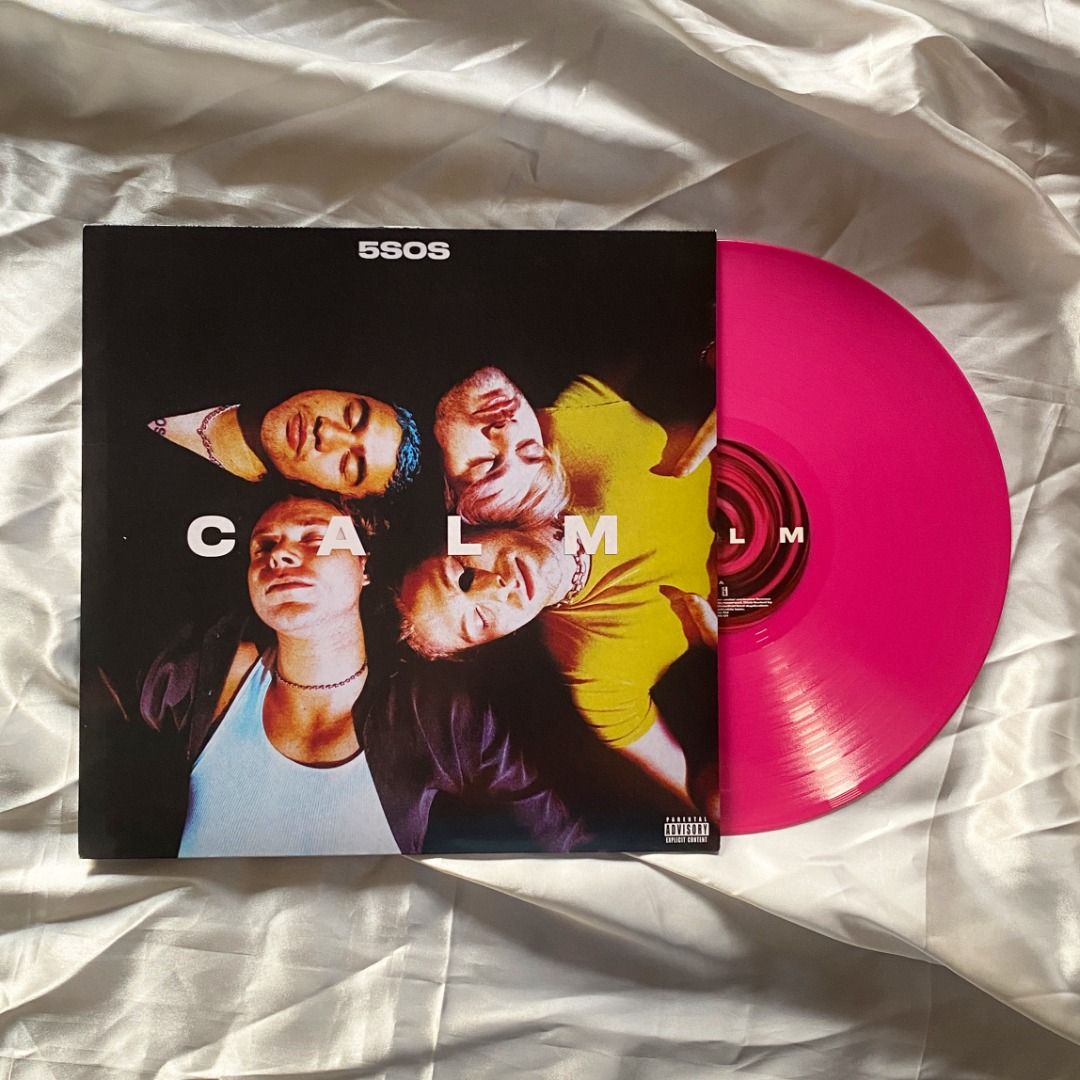 5SOS - CALM (Ltd. Ed. Pink 12" Vinyl), Hobbies & Toys, Music & Media, Vinyls on Carousell