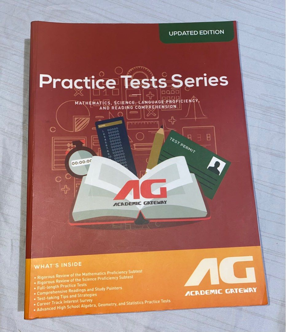 Academic Gateway Practice Test Book, Hobbies & Toys, Books & Magazines ...