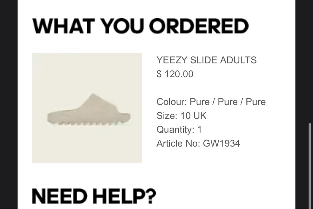 Adidas Yeezy Slide Pure, Men's Fashion, Footwear, Sneakers on Carousell