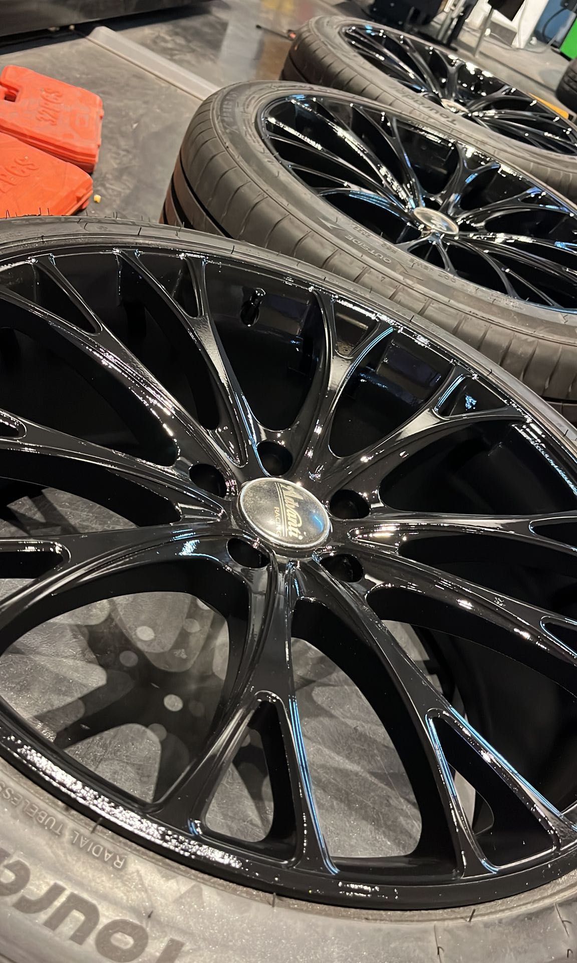 Advanti Racing R20 Tyres & Rim, Car Accessories, Tyres & Rims on Carousell