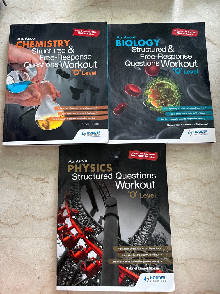 All about science (biology, chemistry, physics) structured questions ...