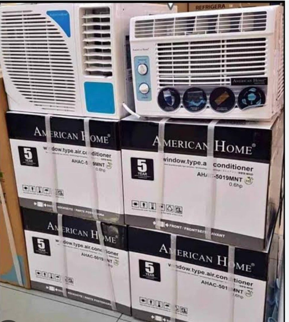 American Home Window Type Aircon, TV & Home Appliances, Air Conditioning and Heating on Carousell