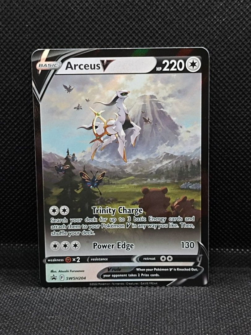 Arceus V Promo SWSH204, Hobbies & Toys, Toys & Games on Carousell