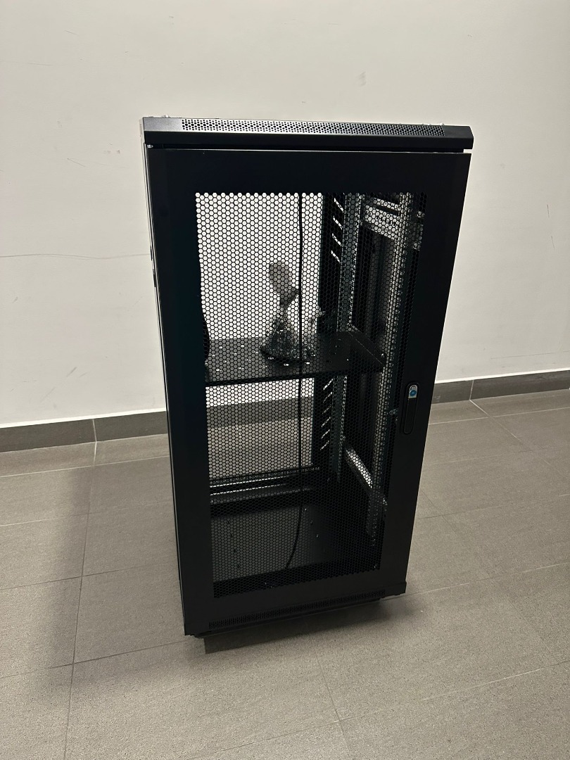 Assembled 22U rack heavy duty strong for AV network server cabinet ...