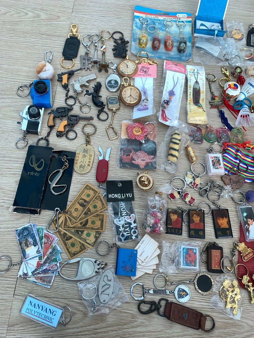 Various Assorted Vintage Key Chains, Hobbies & Toys, Toys & Games on ...