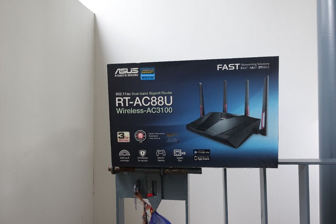ASUS RT AC-88U gigabit router, Computers & Tech, Parts & Accessories ...