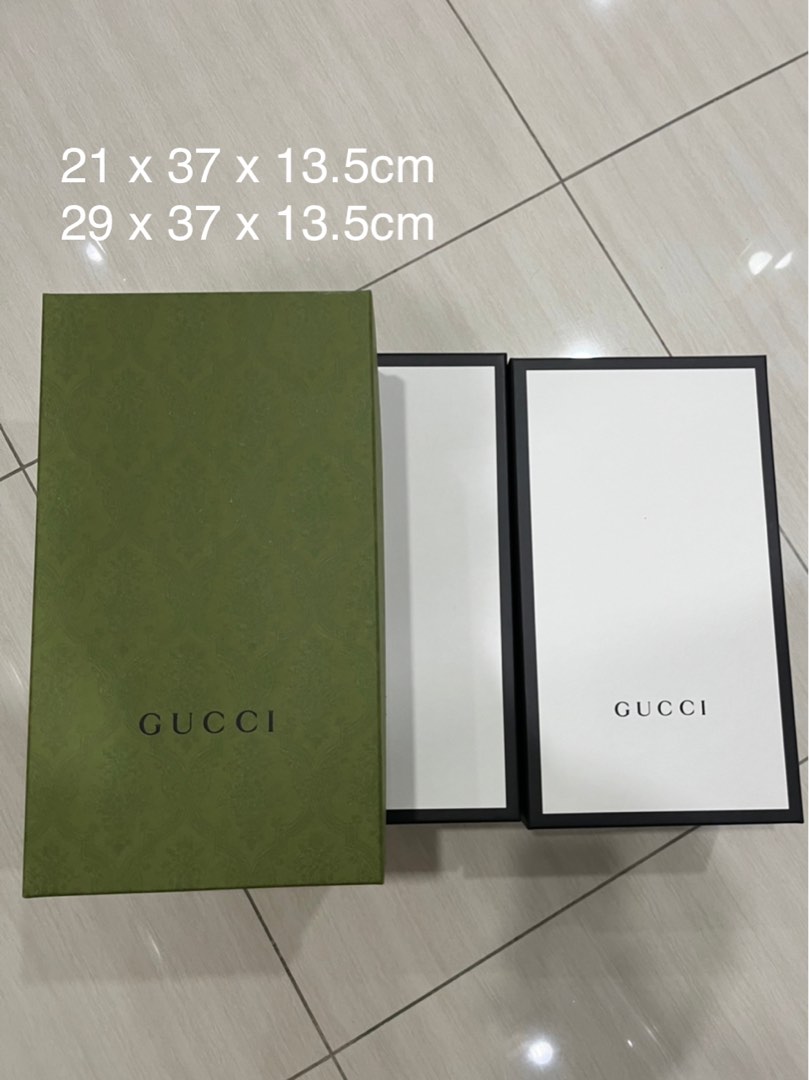 Authentic Gucci box varieties, Luxury, Accessories on Carousell