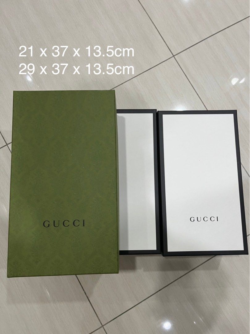 Authentic Gucci box varieties, Luxury, Accessories on Carousell