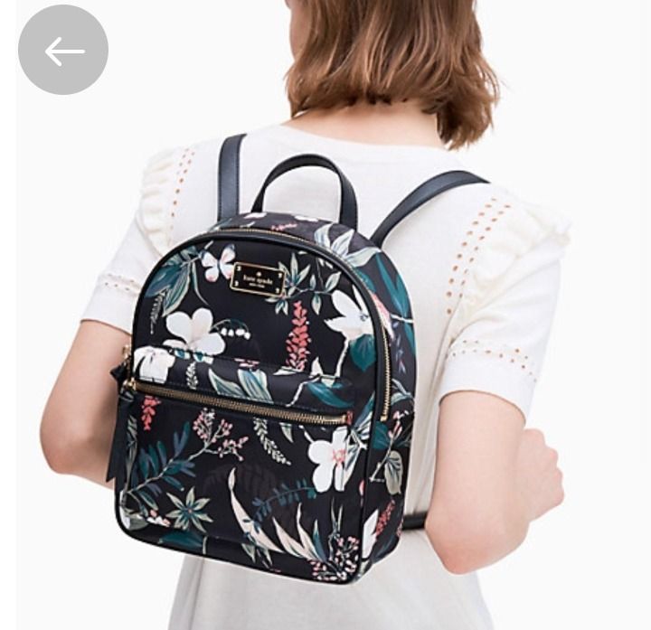 Authentic Kate Spade Botanical Backpack on Carousell