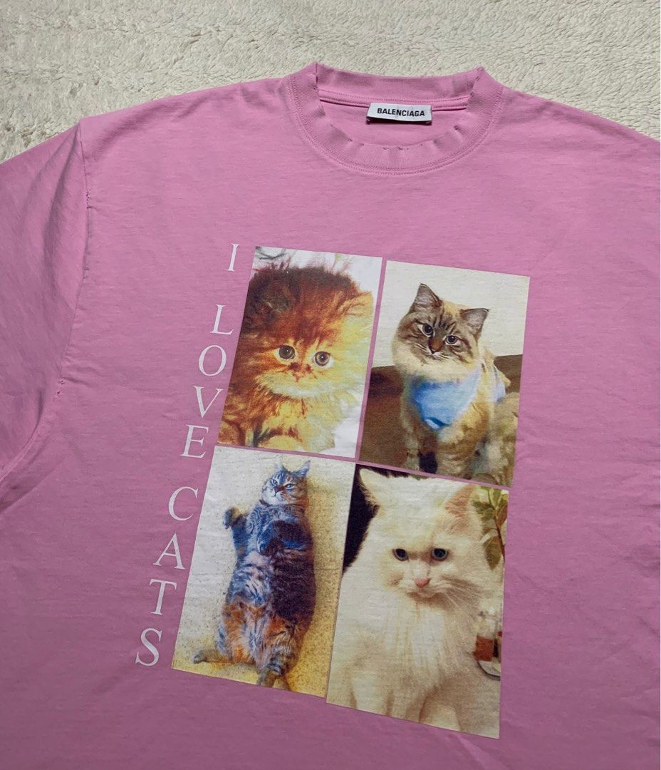 Balenciaga Cat Print - Distressed on Carousell
