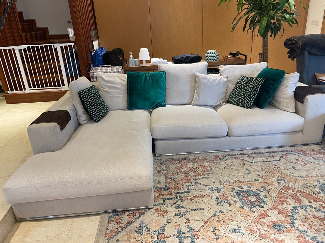 Beautiful L shaped sofa, Furniture & Home Living, Furniture, Sofas on ...