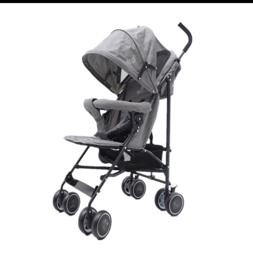 Bee Son Foldable Stroller - 50000 Grey, Babies & Kids, Going Out ...