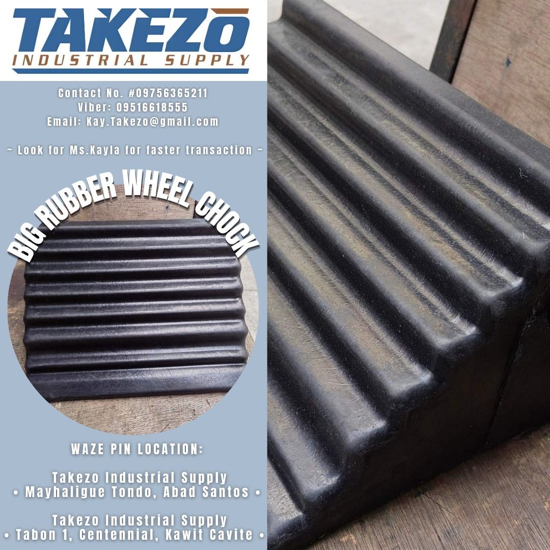 BIG WHEEL CHOCK, Commercial & Industrial, Construction & Building ...