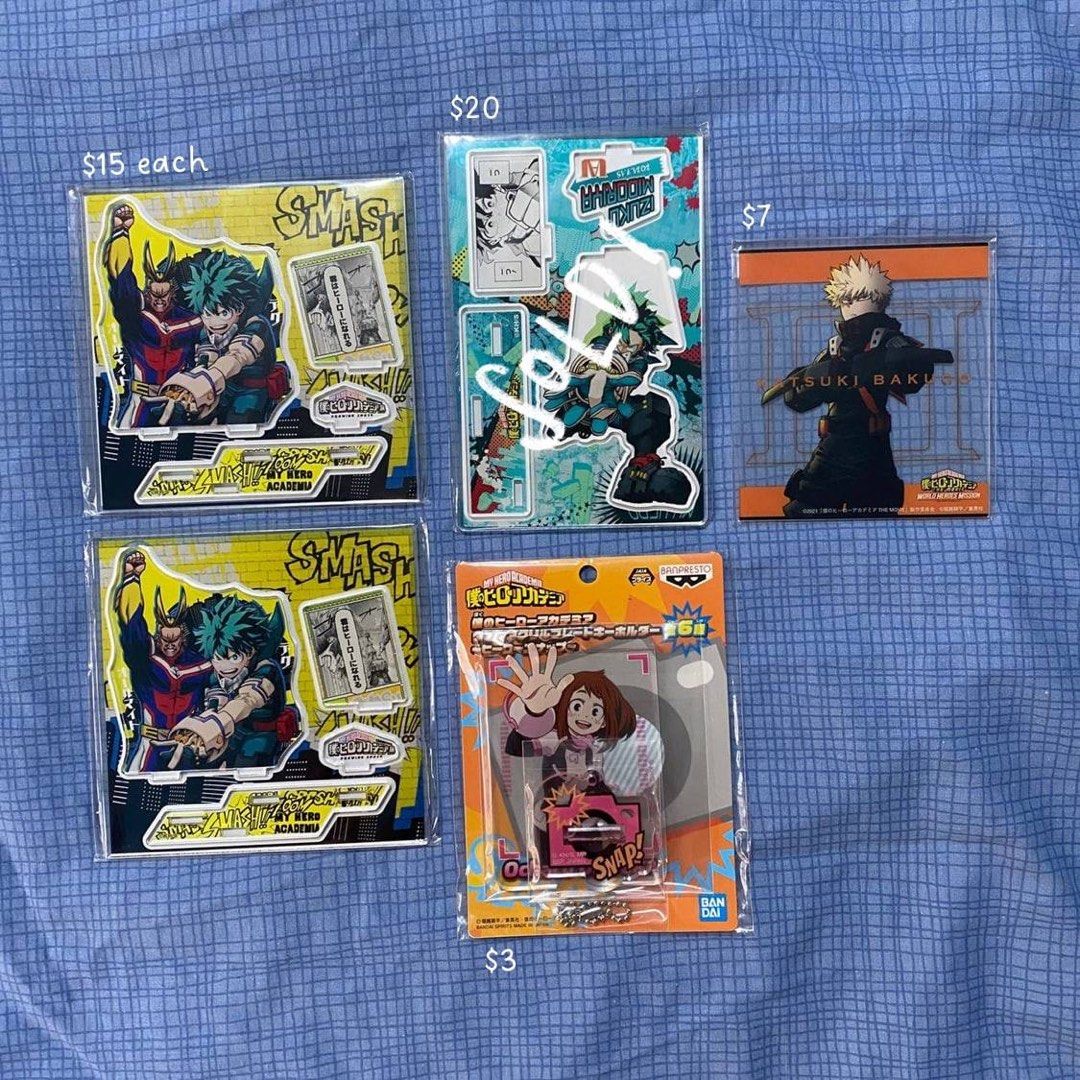 bnha acrylic stands & acrylic card, Hobbies & Toys, Memorabilia ...
