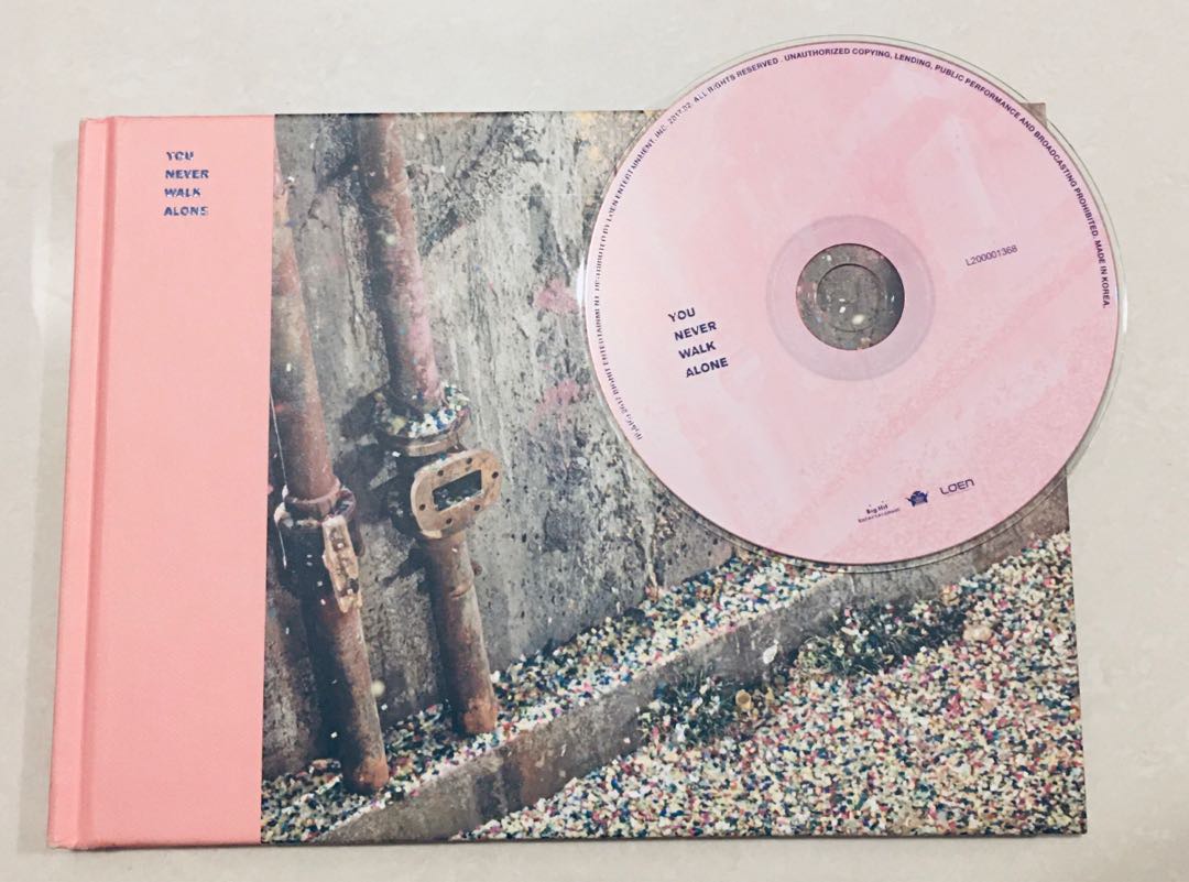 BTS YNWA (You Never Walk Alone) Pink Album, Hobbies & Toys, Memorabilia ...