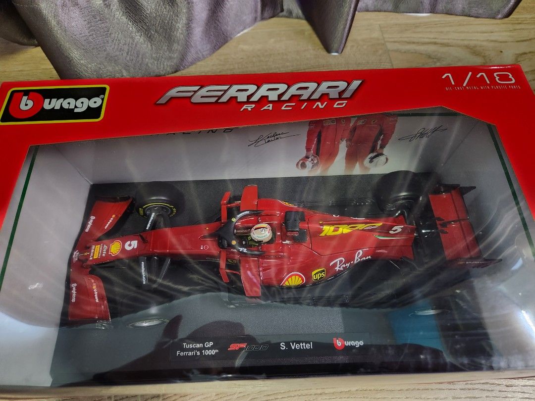 Burago Ferrari F1 Models SF1000 1:18, Hobbies & Toys, Memorabilia ...