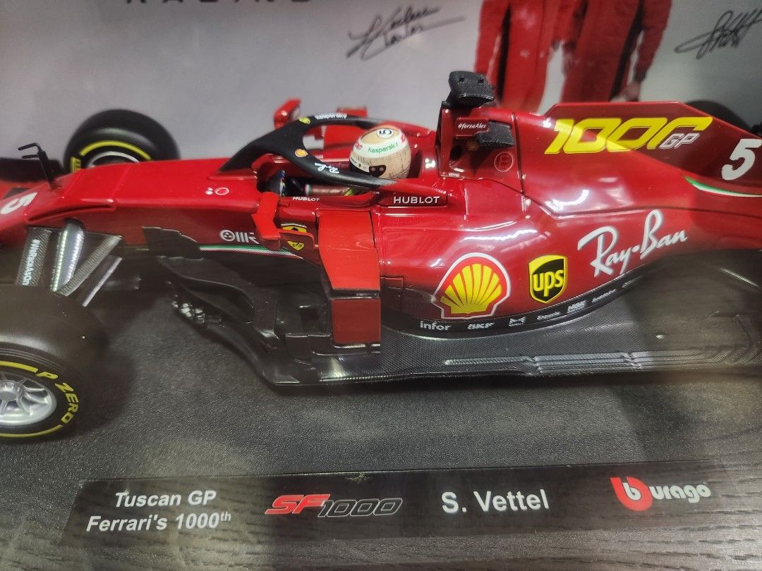 Burago Ferrari F1 Models SF1000 1:18, Hobbies & Toys, Memorabilia ...