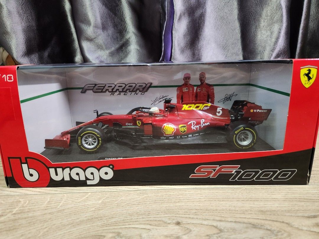Burago Ferrari F1 Models SF1000 1:18, Hobbies & Toys, Memorabilia ...