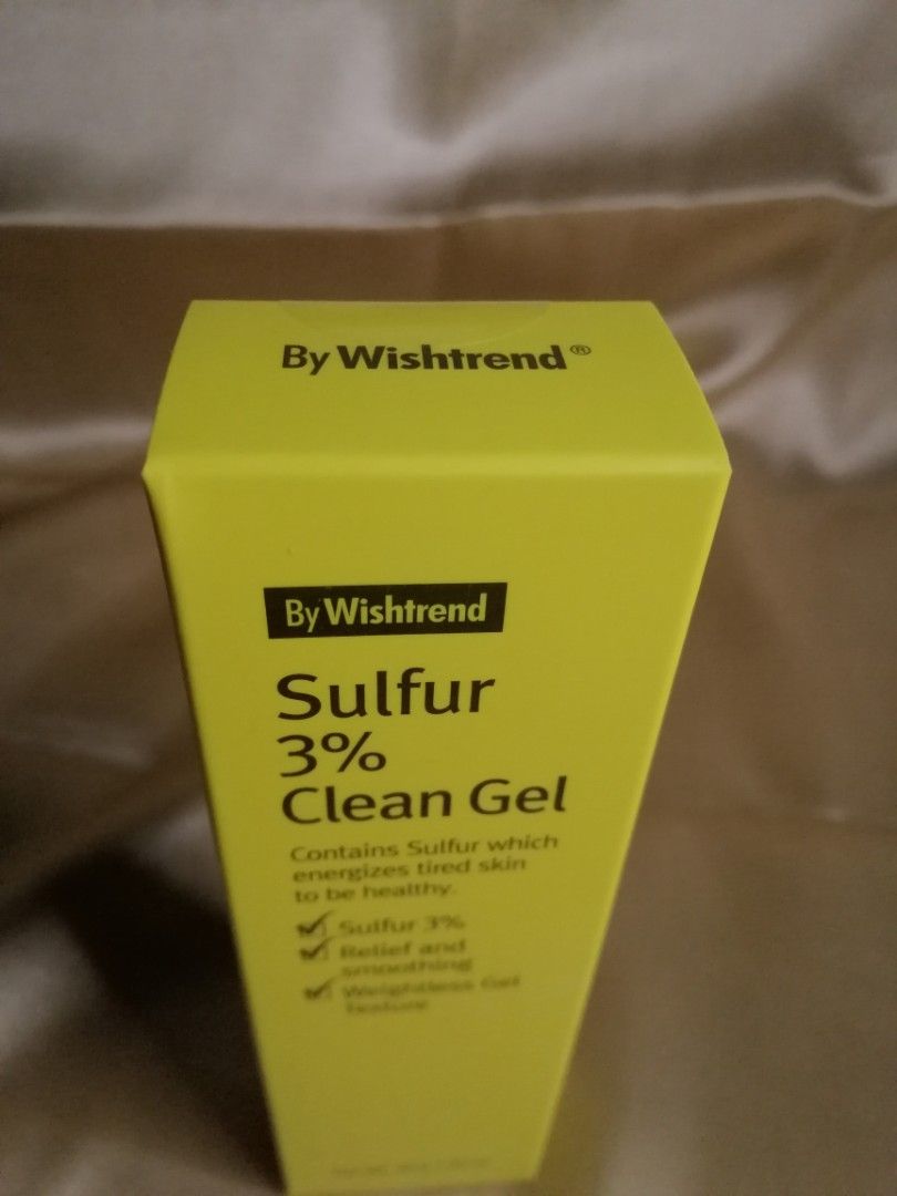 BY WISHTREND SULFUR 3% CLEAN GEL 30G on Carousell
