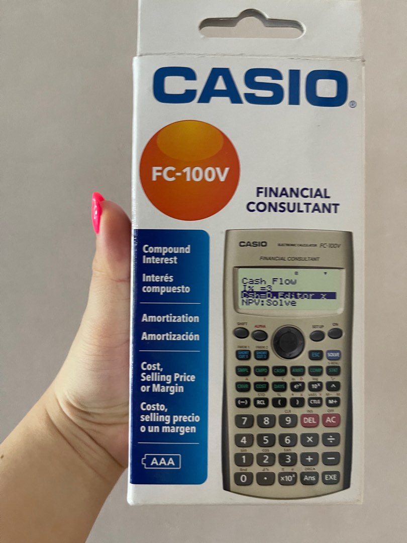 Casio FC-100V Calculator (real estate), Computers & Tech, Parts ...