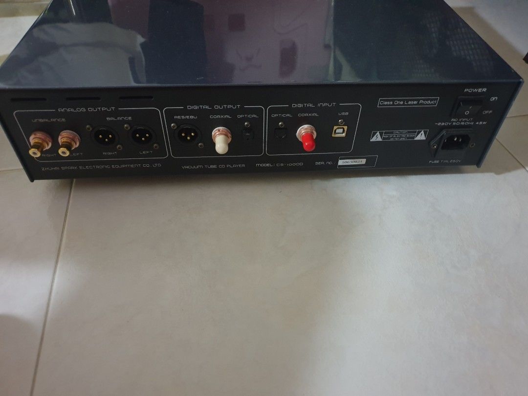 Cayin CD player CS-100CD black, Audio, Other Audio Equipment on Carousell