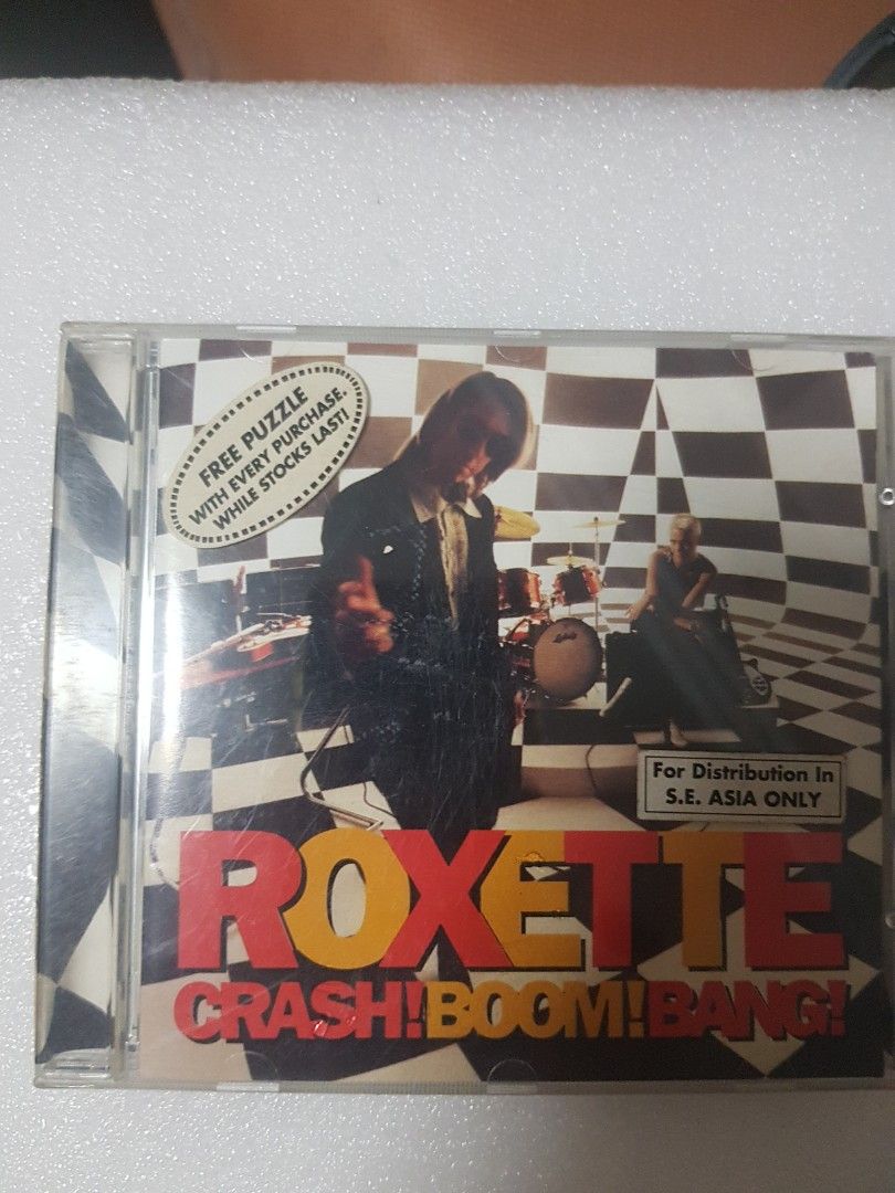 CD roxette crash Boom Bang, Hobbies & Toys, Music & Media, CDs & DVDs on Carousell