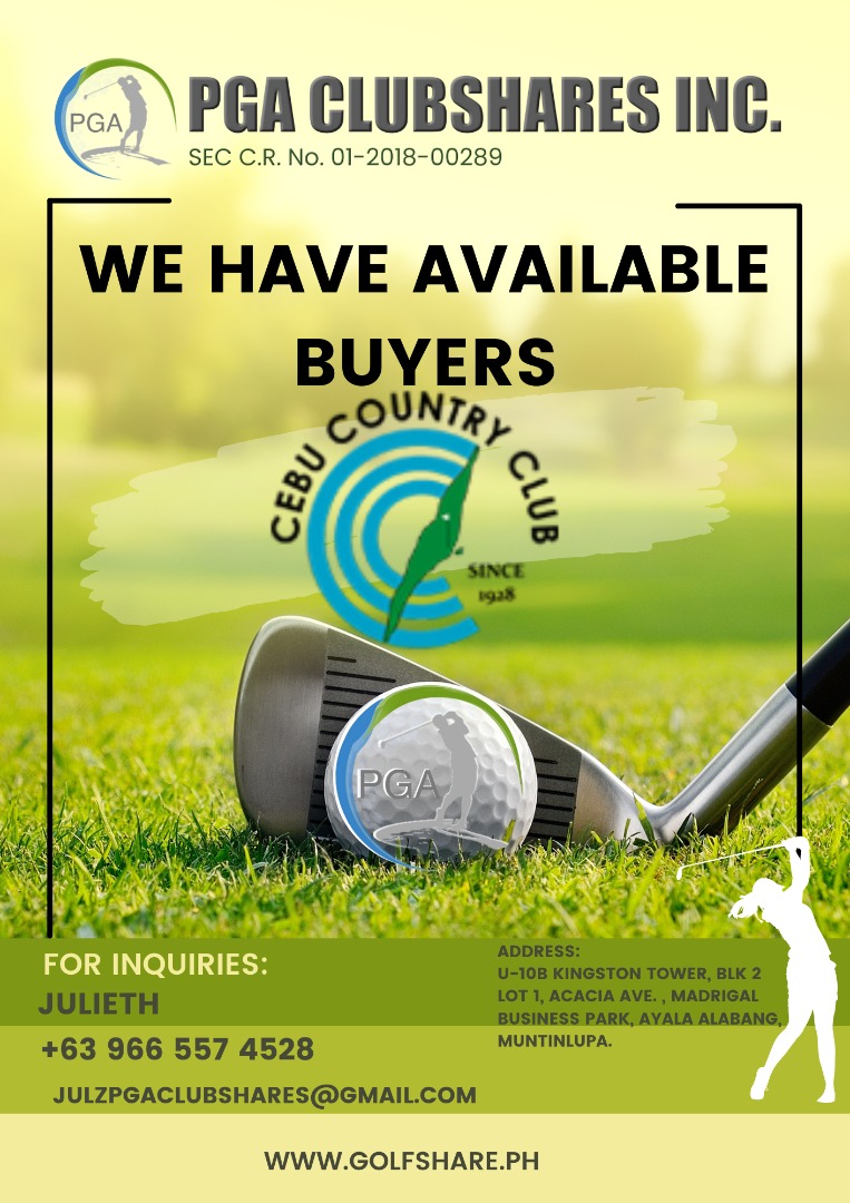 CEBU COUNTRY CLUB, Sports Equipment, Sports & Games, Golf on Carousell