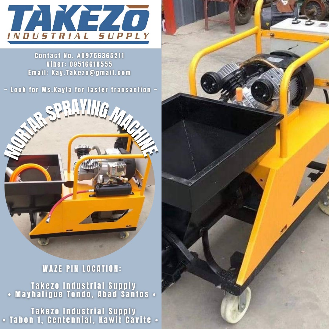 CEMENT SPRAYING MACHINE, Commercial & Industrial, Construction ...