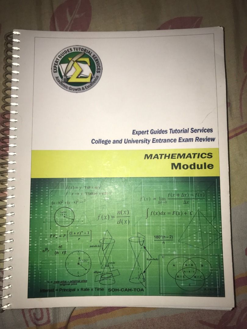 CETS 2023 Reviewer Mathematics Module (Expert Guides), Hobbies & Toys, Books & Magazines ...