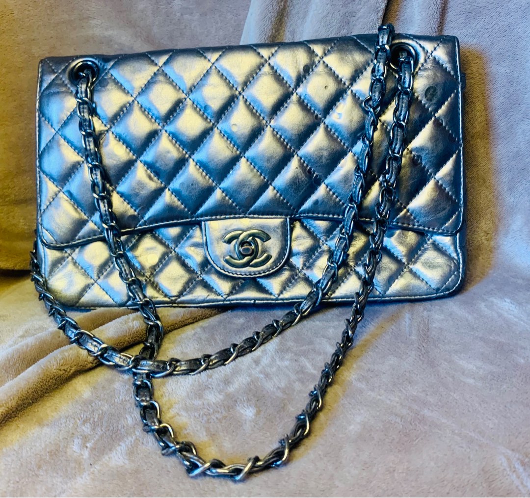 Chanel double flap large holo intact on Carousell