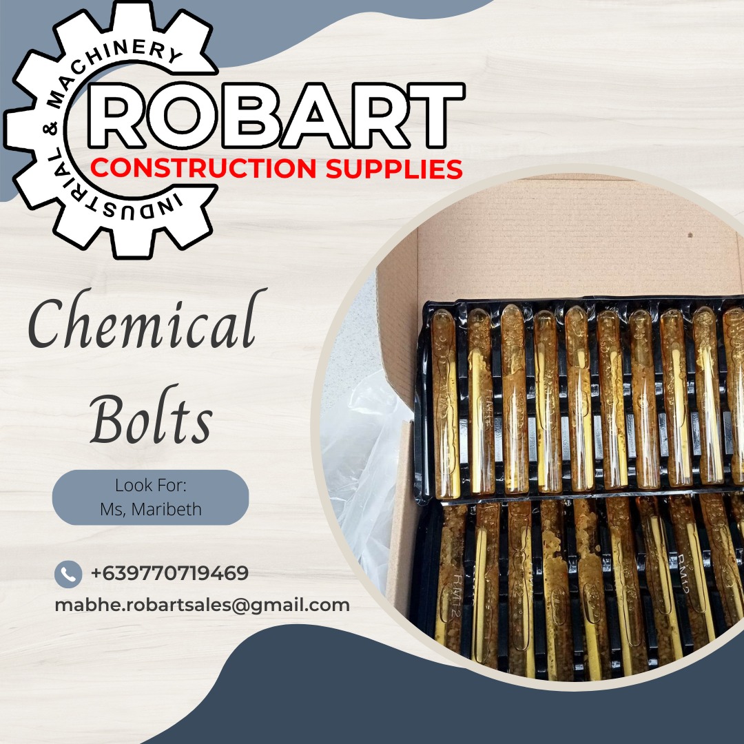 Chemical bolts, Commercial & Industrial, Construction Tools & Equipment ...