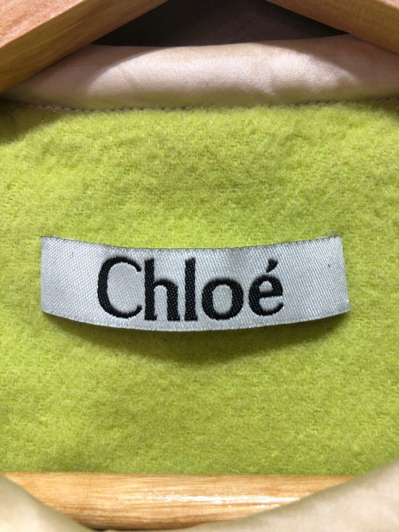 Chloe ribbon heavy coat on Carousell