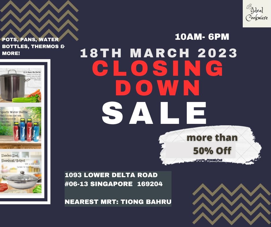 CLOSING DOWN SALE 18th MARCH 2023, Announcements on Carousell