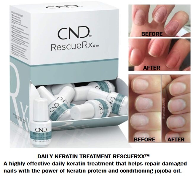 CND Rescue RXx Daily Keratin Treatment 3.7mL, Beauty & Personal Care ...