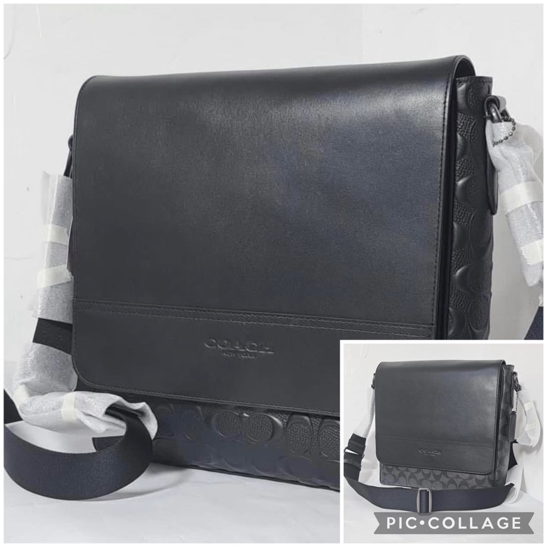 Coach map bag houston Original, Men's Fashion, Bags, Sling Bags on ...