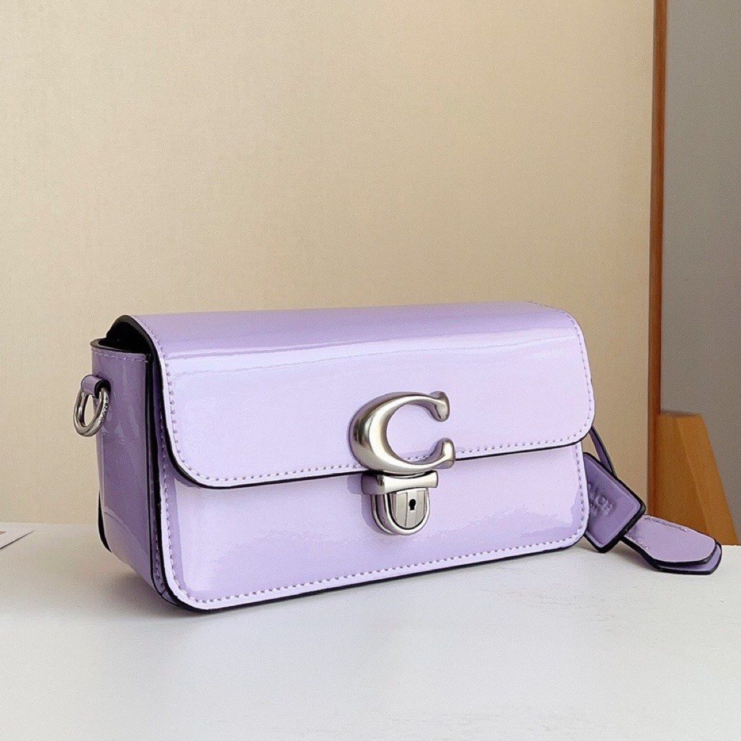 Coach Small Studio Baguette Sling Bag, Women's Fashion, Bags & Wallets ...