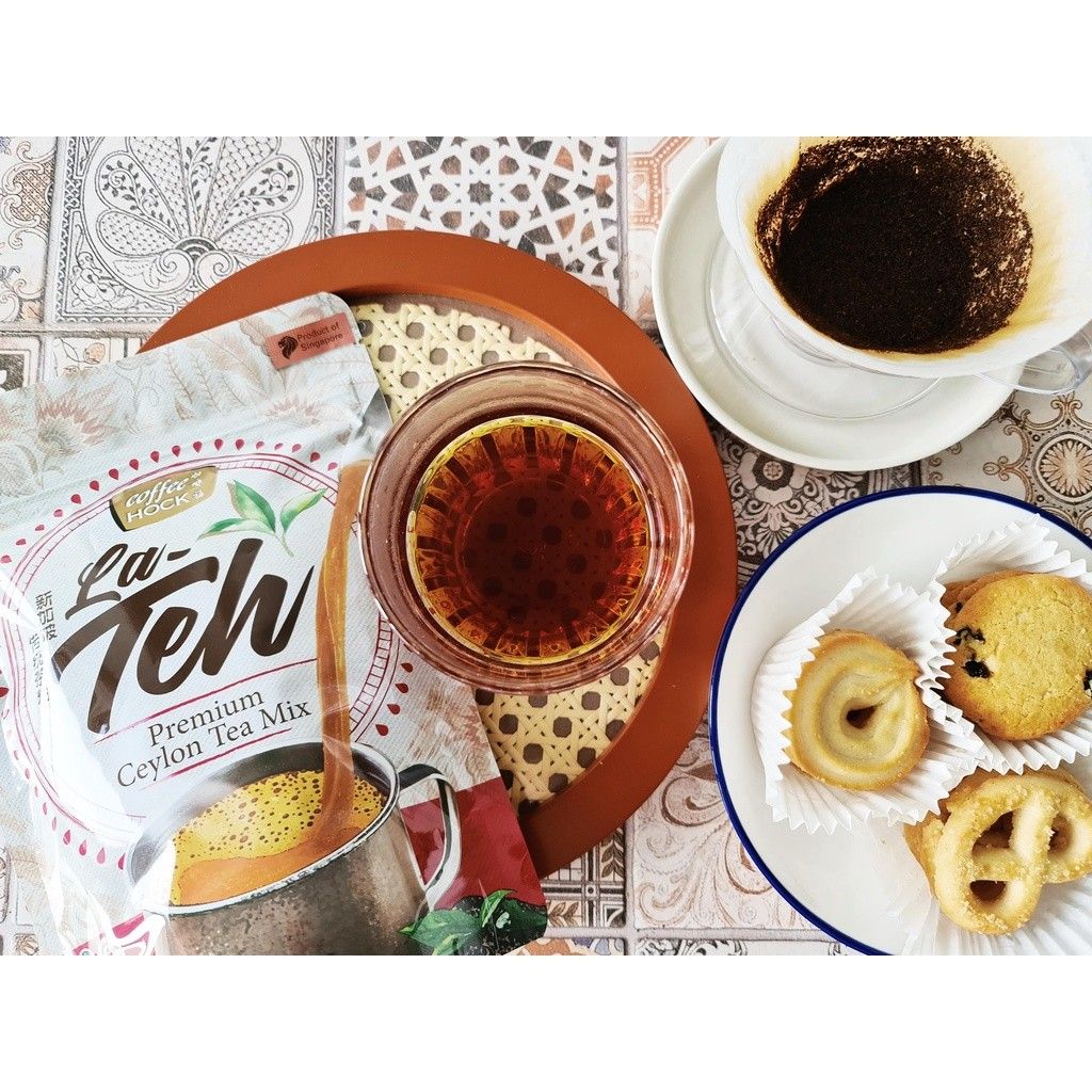 Coffee Hock La Teh premium celypn tea sashets kopitiam teh O sashets Singaporean coffee shop tea ...