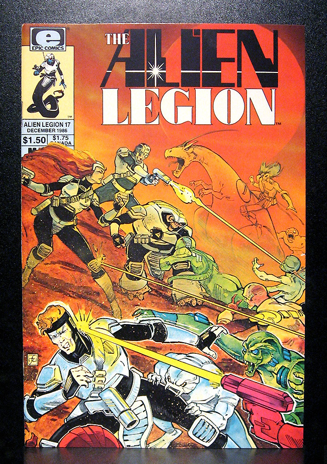 COMICS: Marvel: Epic: Alien Legion #17 (1986), Hobbies & Toys, Books ...