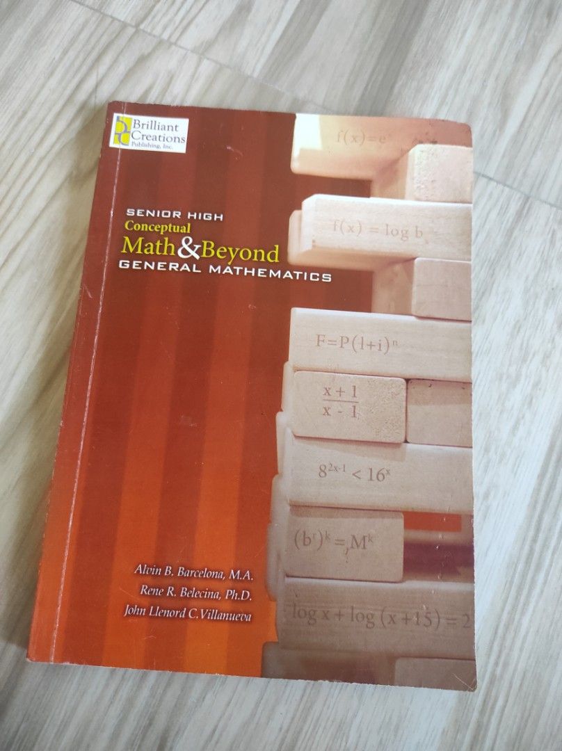 Conceptual Math and Beyond General Mathematics for Senior High School, Hobbies & Toys, Books ...