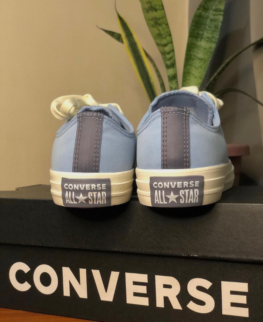 Converse Low Sea Salt Blue, Women's Fashion, Footwear, Sneakers on ...