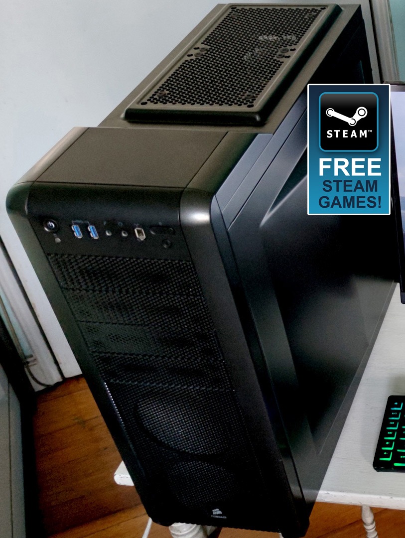 Desktop PC + FREE 5 Steam Games! - Intel Core i7; 16GB DDR3 RAM; 320GB ...