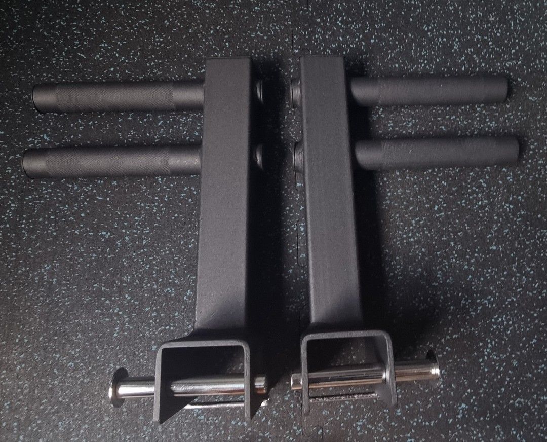 Dips bar attachment for gym squat rack, Sports Equipment, Exercise ...
