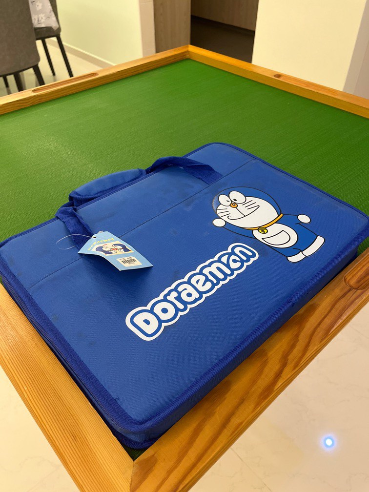Doraemon Mahjong Set + Table, Hobbies & Toys, Toys & Games on Carousell